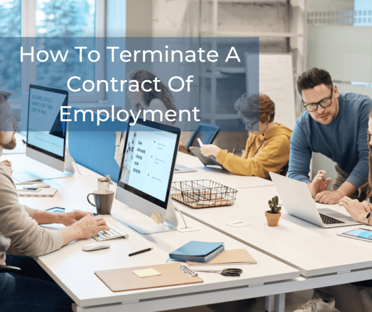 How To Terminate A Contract Of Employment